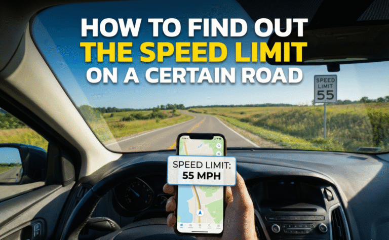 How To Find Out The Speed Limit On A Certain Road